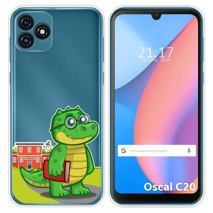 Funda Silicona Transparente para Blackview Oscal C20 / C20 Pro diseño ...