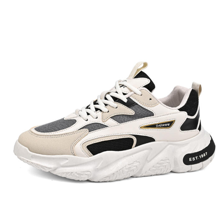 Zapatos Deportivos Casuales Para Hombre 2023 Tendencia Nueva Suela Gruesa Transpirables Malla ...