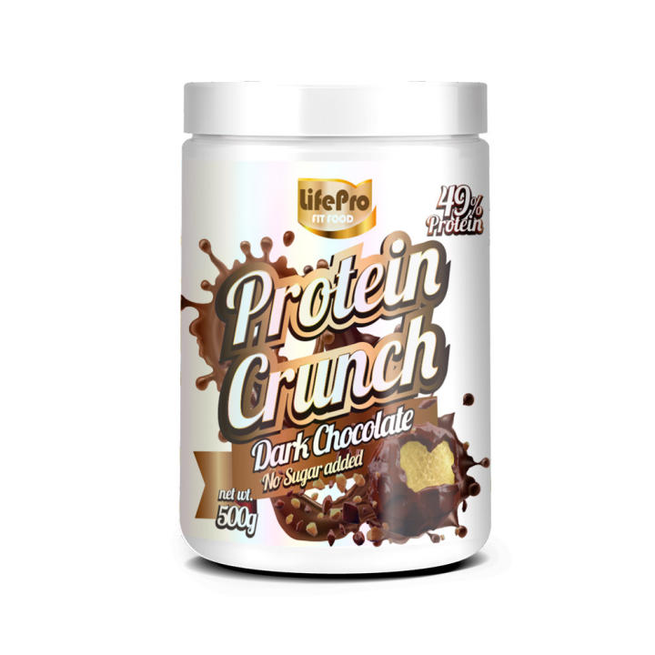 LIFE PRO FITFOOD PROTEIN CRUNCH 500G Bolitas Proteicas de Chocolate Sin ...
