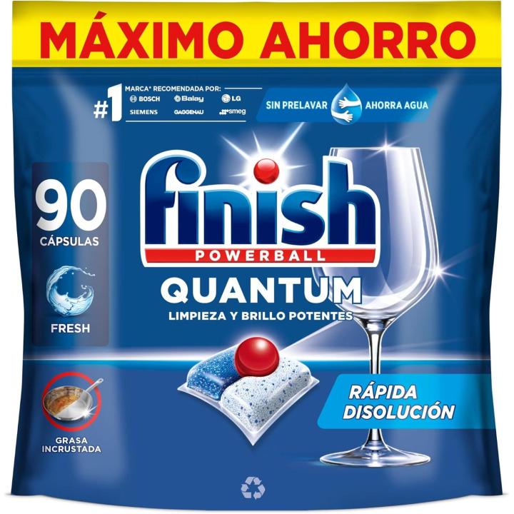 FINISH QUANTUM POWERBALL - 90 CAPSULAS PARA LAVAVAJILLAS | Miravia