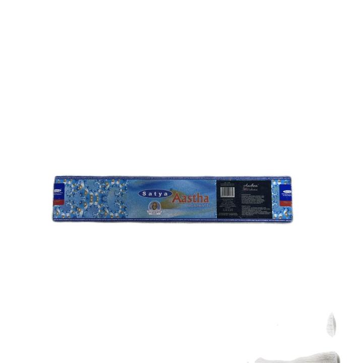 SATYA Caja de Inciensos 15g PALO SANTO - NAG CHAMPA - SUPER HIT ...