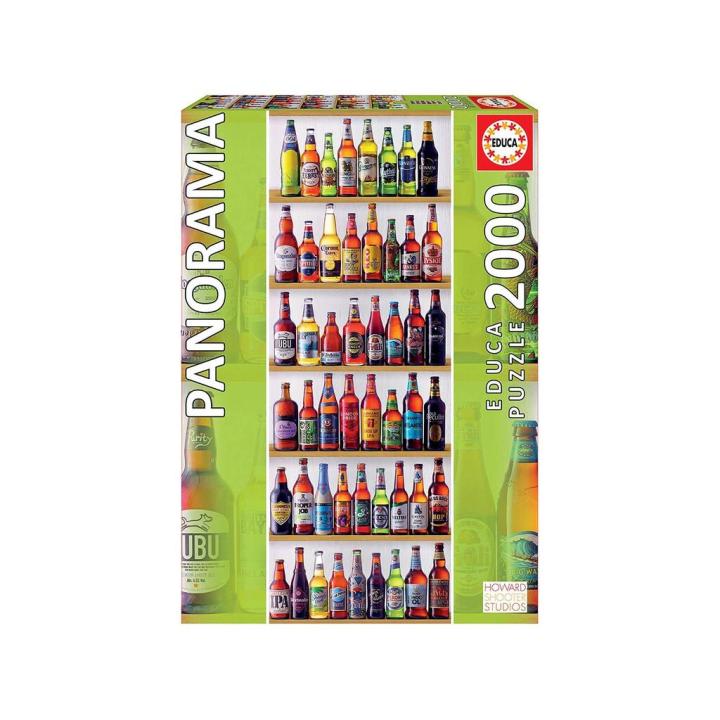 Puzzle 2.000 Cervezas Del Mundo Panorama Educa 18010 Puzzles por piezas ...