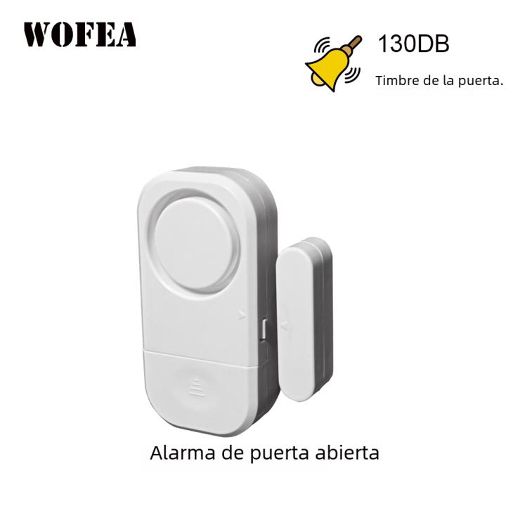 Sensor De Puerta Con Alarma Y Campana 130DB Ajuste De Volumen En 3 ...