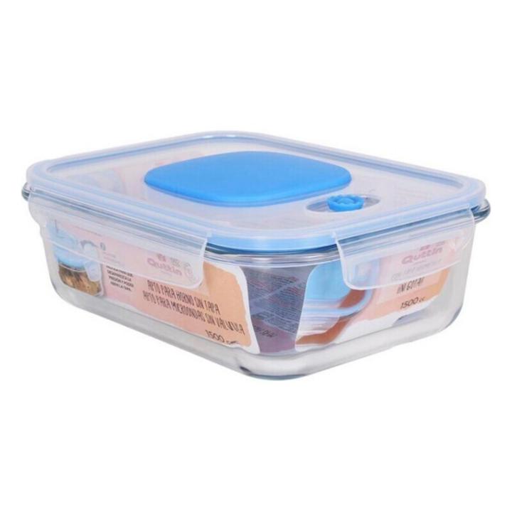 Quttin-Fiambrera Quttin Rectangular Vidrio 1l -20,5 x 15,5 x 6,9 cm | Miravia