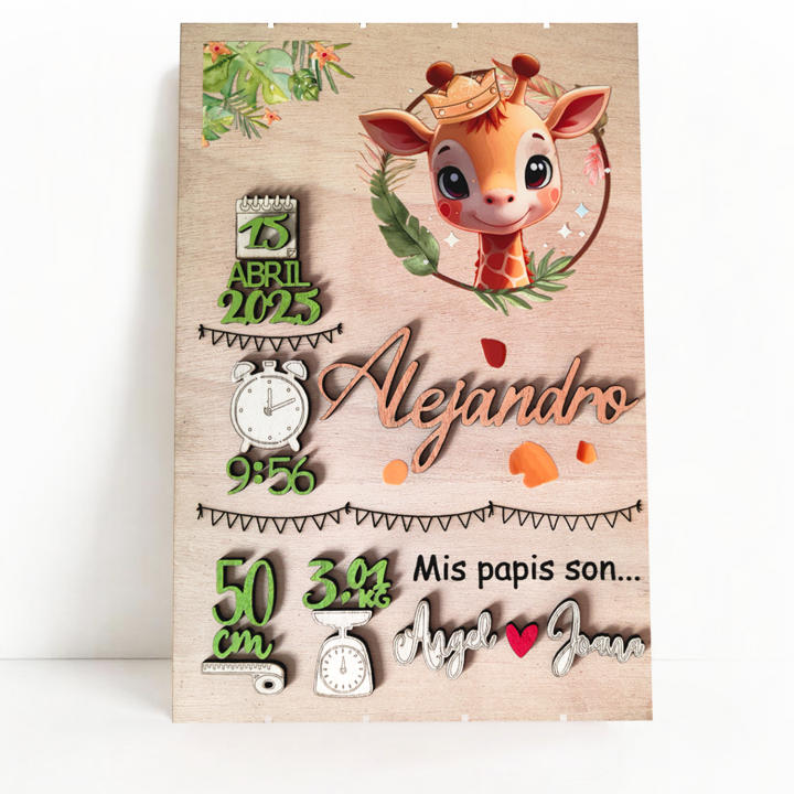 Marco personalizado bebe - Envío Gratis* | Miravia