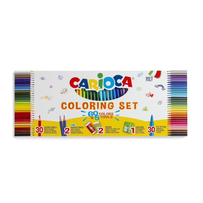UNIVERSAL SET CARIOCA 30 ROTULADORES 30 TITA 2 HB 2 GOMAS 1 SACAPUNTA ...