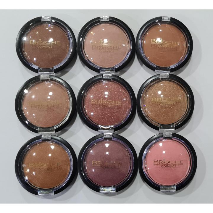 Brische Cosmetics colorete en polvo, amplio surtido de colores, tonos ...