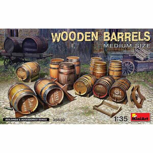 Barriles de madera (Tamaño medio) MiniArt MiniArt-35630 | Miravia