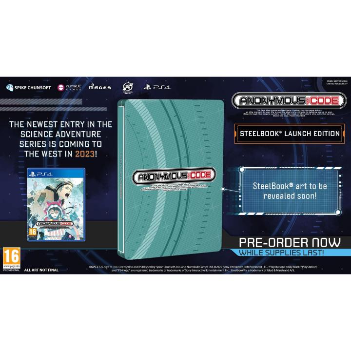 Anonymous Code SteelBook Launch Edition - PS4 - Nuevo precintado - PAL ...