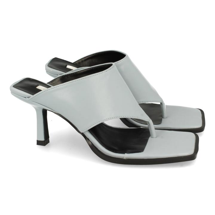 Davinia Shoes Sandalia de Esclava para Mujer, Comodas, con Tacon de ...