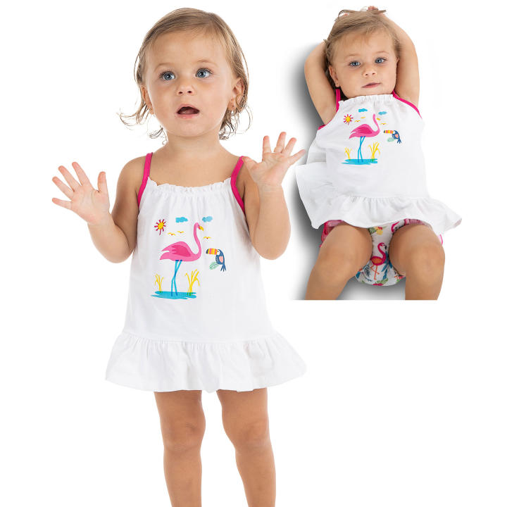 Conjunto Baño Bebé Niña Pájaros Alber 7004 | Miravia