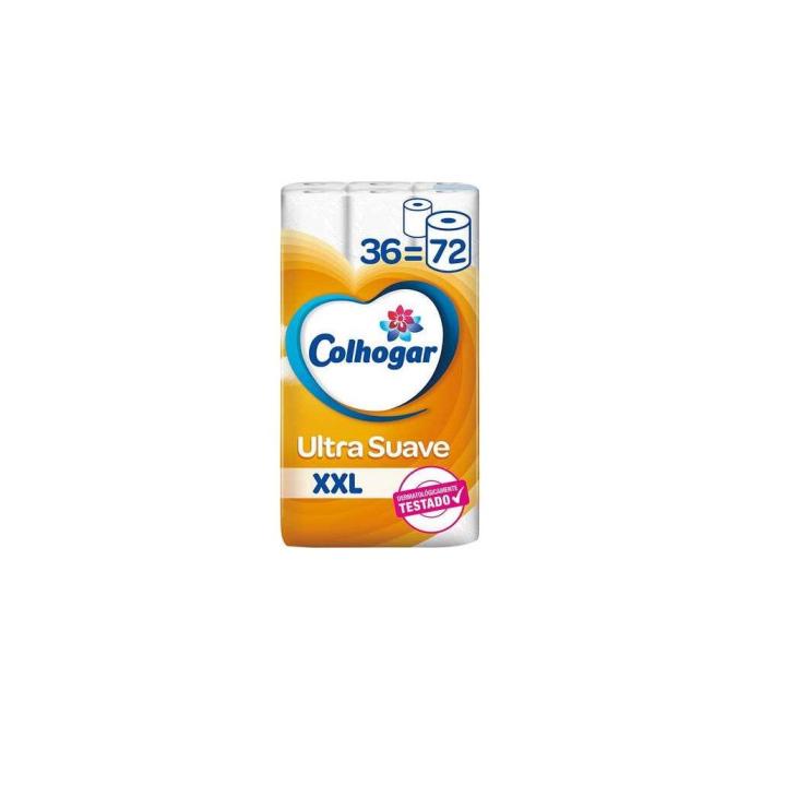Colhogar Pack de 36 Unidades de Papel Higiénico Ultra Suave XXL | Miravia