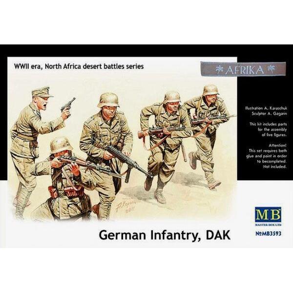 Infantería alemana Afrika Korps Master Box-3593 | Miravia