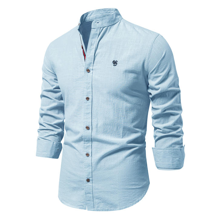 Camisa De Algodón AIOPESON Para Hombre De Primavera Y Verano Estilo ...
