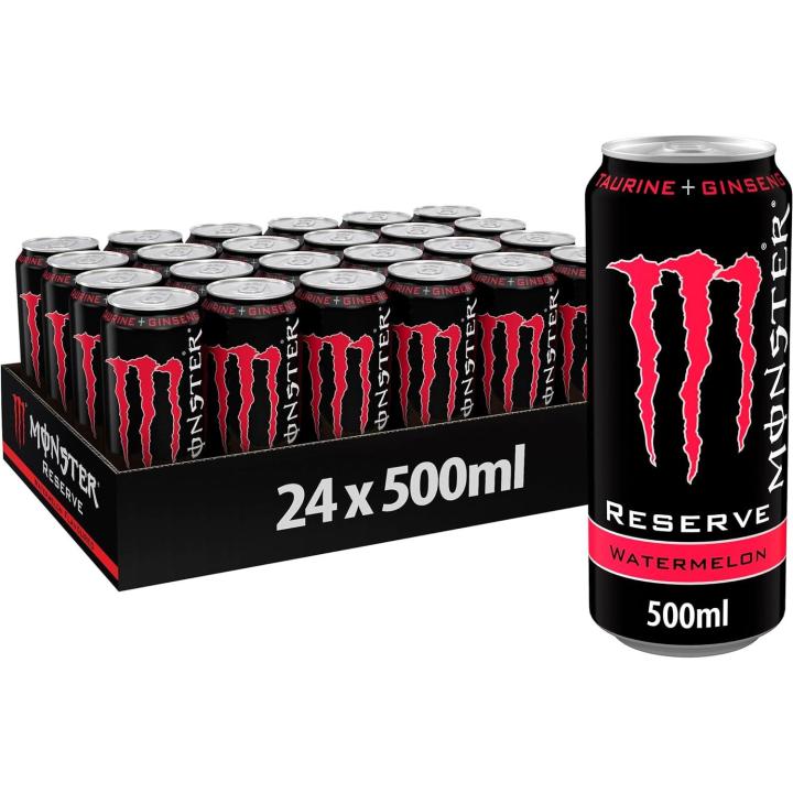Caja 24 Monster Reserve Watermelon 500ml | Miravia