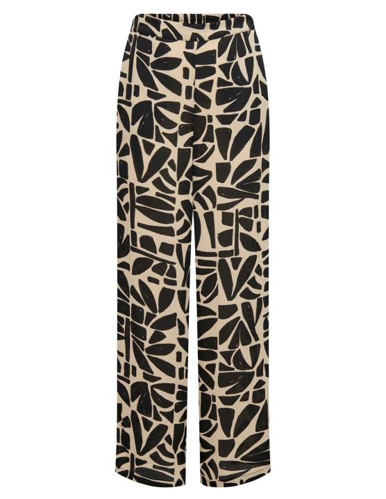 Only mod. 15322846 Pantalón palazzo con estampado abstracto monocolor ...