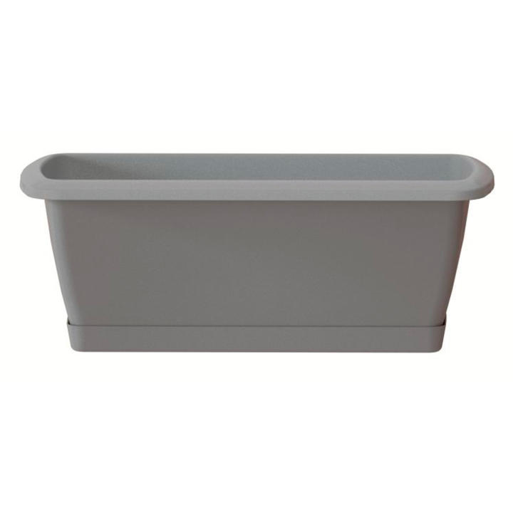 Prosperplast Jardinera Respana Gris Piedra 59x18.4x14.5 Cm - Diseño ...