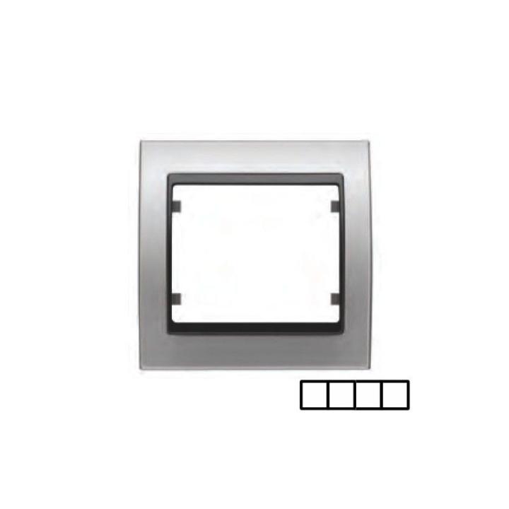 Marco 4 elementos ALUMINIO BJC Mega 22004-AG | Miravia