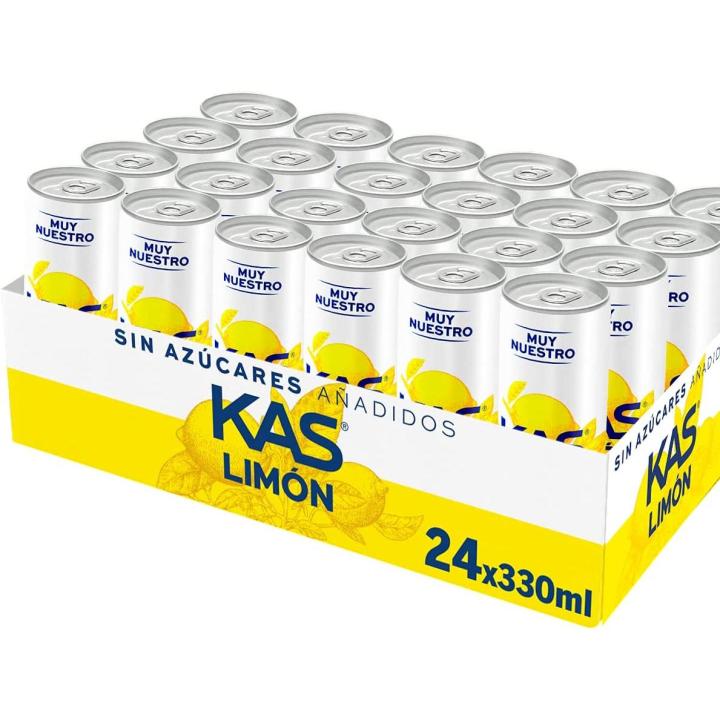 Caja 24 KAS Limón Zero lata 33cl | Miravia