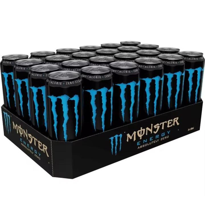 MONSTER ABSOLUTELY ZERO 500ML - BEBIDA ENERGETICA - PACK 24 LATAS - SIN ...