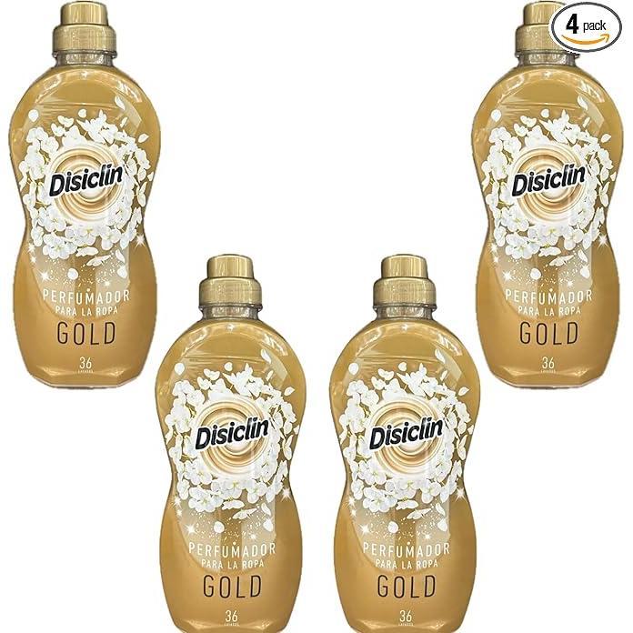 Disiclin Gold Perfumador de Ropa – Pack de 4 (36 Lavados c/u ...
