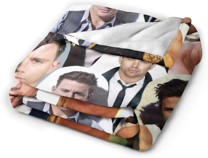 Manta de Lana Suave Channing Tatum para Todas las Estaciones Decoración ...