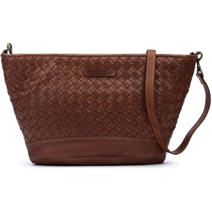 Bolso Mujer Pikolinos Faura WHA-350 | Cuero Trenzado | Capacidad Grande | Miravia