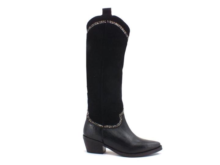 Botas Tejanas CORAL BLUE Black CB.K320.09 | Miravia