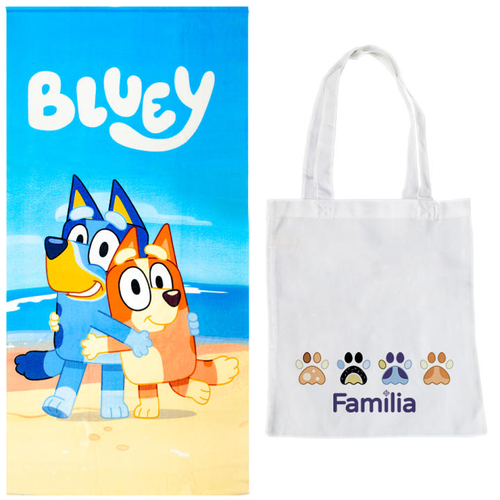 toalla playa bluey bingo | Miravia