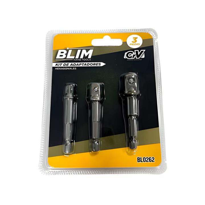Blim kit 3 adaptadores 1/4 hexagonal a 1/4-3/8-1/2 | Miravia