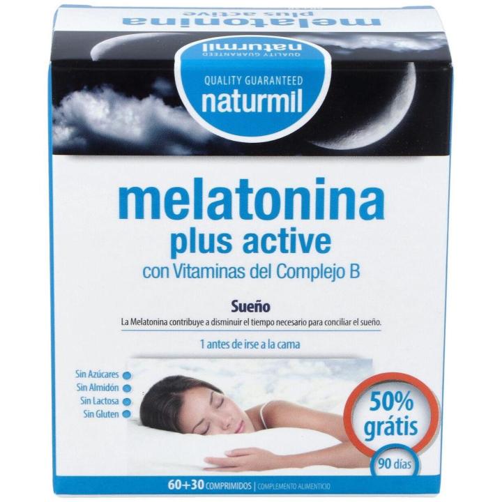 Naturmil Melatonina Plus Active 1_9Mg 60Comp | Miravia