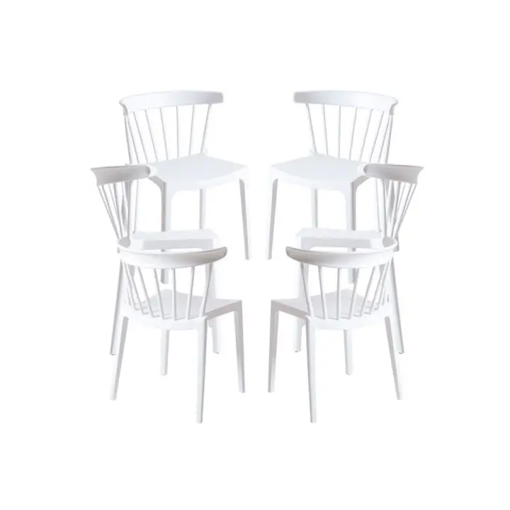 Pack 6 Sillas Moka - Blanco | Miravia