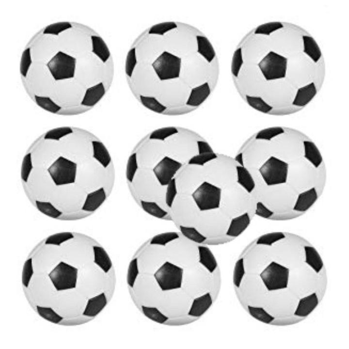 Bola futbolin balon 22gr 35mm 10 unid. Futbolines,Packs Futbolin,Packs ...