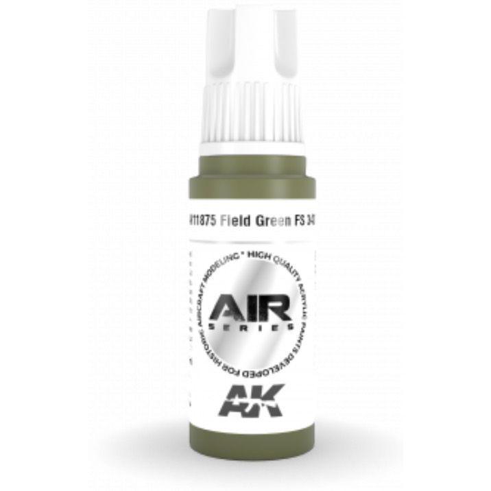 AK Interactive Pintura Acrílica Verde Campo FS 34097 AK-11875 17 Ml ...
