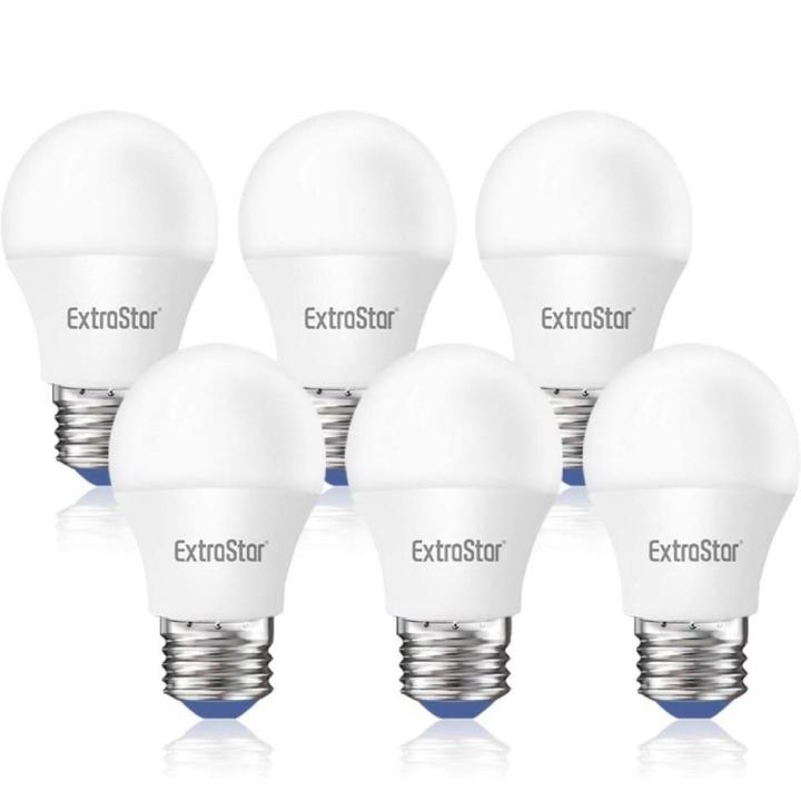 EXTRASTAR Bombillas LED E27, Luz calida 3000K, No regulable, 6Pcs | Miravia