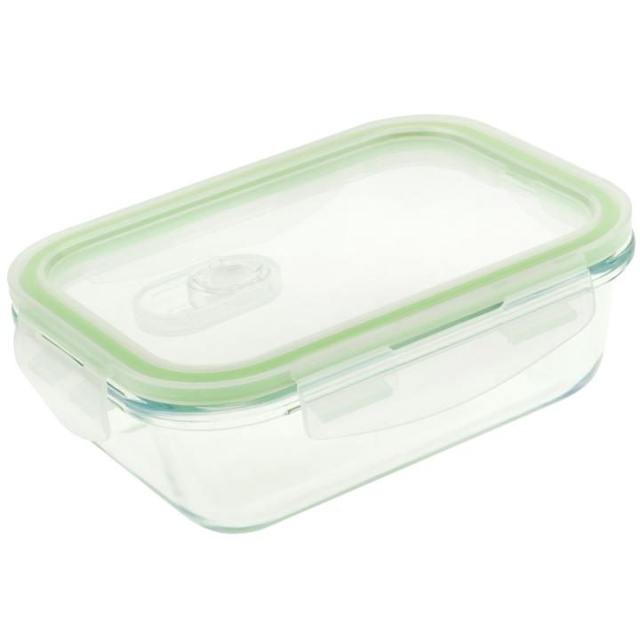 Recipiente para alimentos hermético de cristal con válvula activa de ...