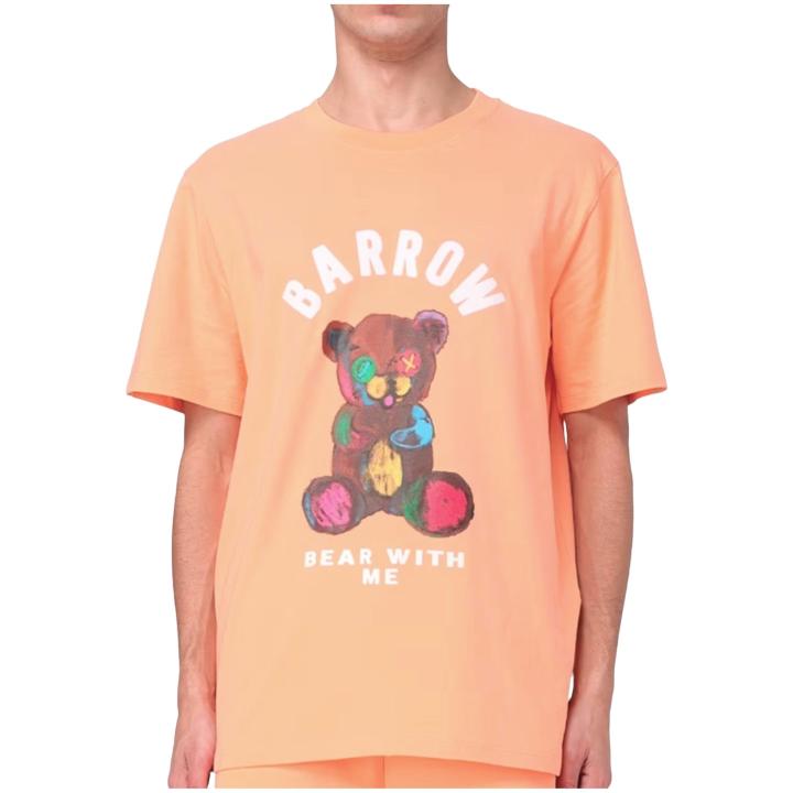 BARROW - Camiseta Oversize Oso Acuarela con Logo | Miravia