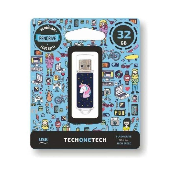 Memoria USB Pen Drive 32gb tech one tech unicornio dream usb 2.0 | Miravia