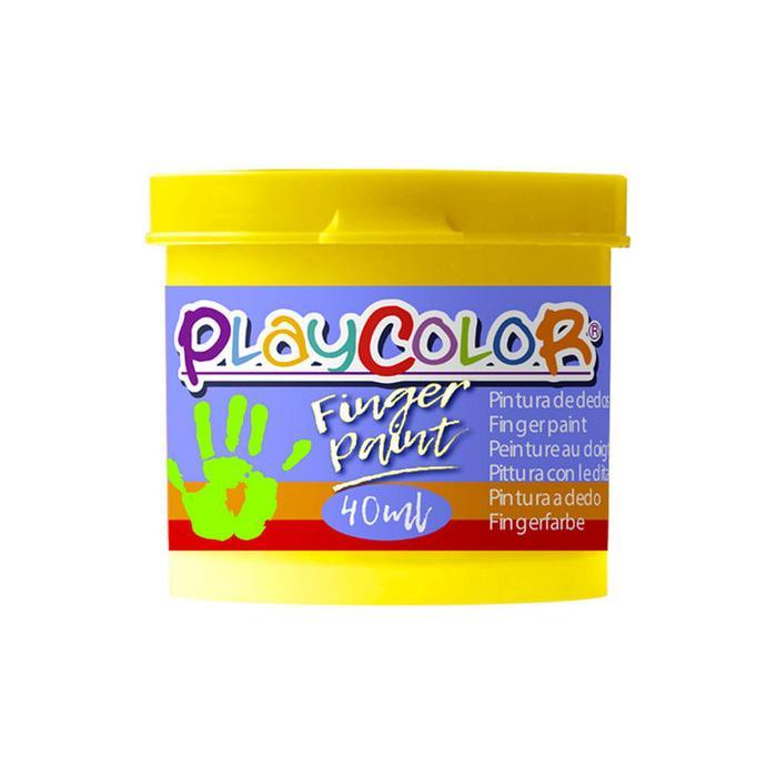 INSTANT PINTURA DEDOS PLAYCOLOR FINGER PAINT BASIC 40ML AMARILLO 6U ...