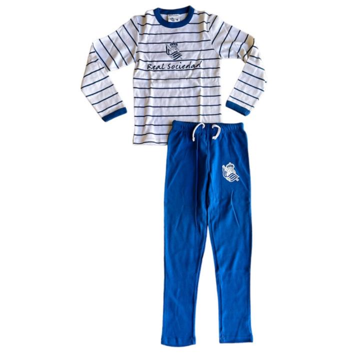 Pijama largo Real Sociedad 71128 blanco Niño | Miravia