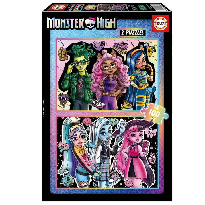 Puzzle 2x100 Monster High 19704 MONSTER HIGH EDUCA | Miravia