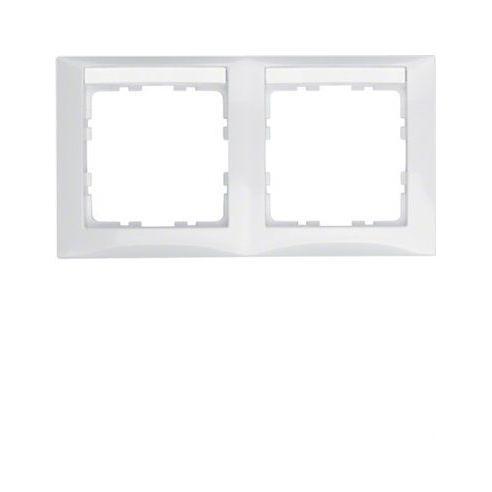 Hager Interruptor Berker S1 | Marco 2 Elementos Horizontal Brillo ...