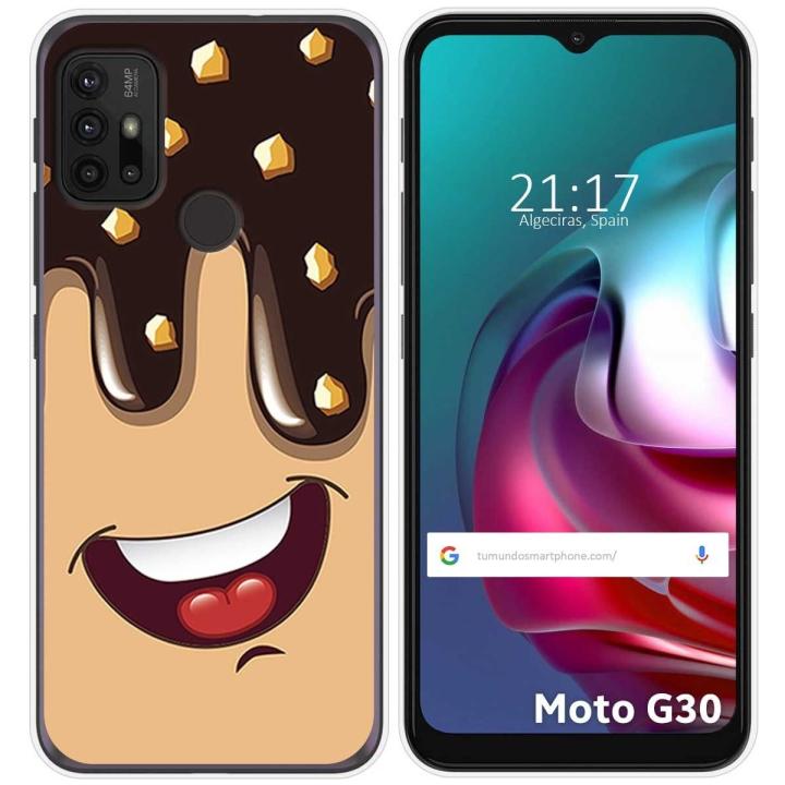 Funda Gel Tpu para Motorola Moto G10 / G20 / G30 diseño Helado ...