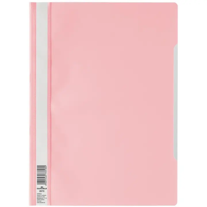 Carpeta DURABLE, DIN A4, de lámina de PP, rosa | Miravia