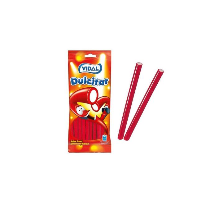 Dulcitar Fresa de Vidal 14 bolsas de 90 g - Adictivo regaliz de ...