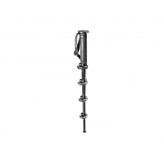 Manfrotto - Monópode video XPRO +. Carbono 5 secciones. Base fluida ...