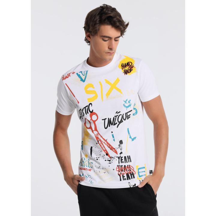 Camiseta de Manga Corta SIX VALVES - Alta Calidad | Miravia