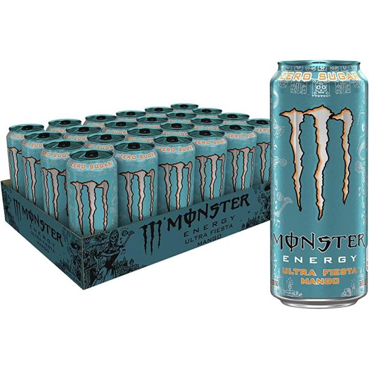 Caja 24 Monster Zero Ultra Fiesta Mango 500ml | Miravia