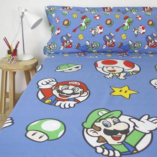 Juego sabana Super Mario Bross cama 90 | Miravia