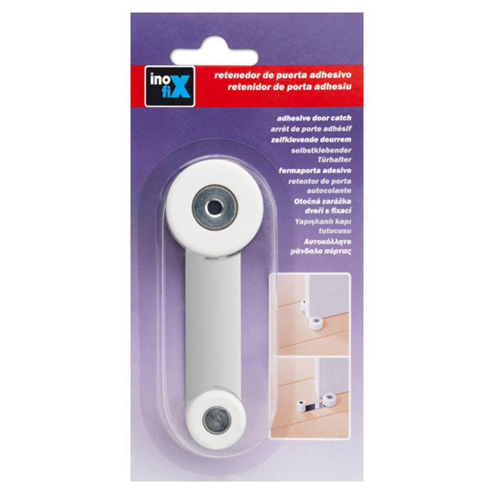 Inofix Tope Retenedor 2058 Adhesivo Giratorio Metálico | Fácil ...